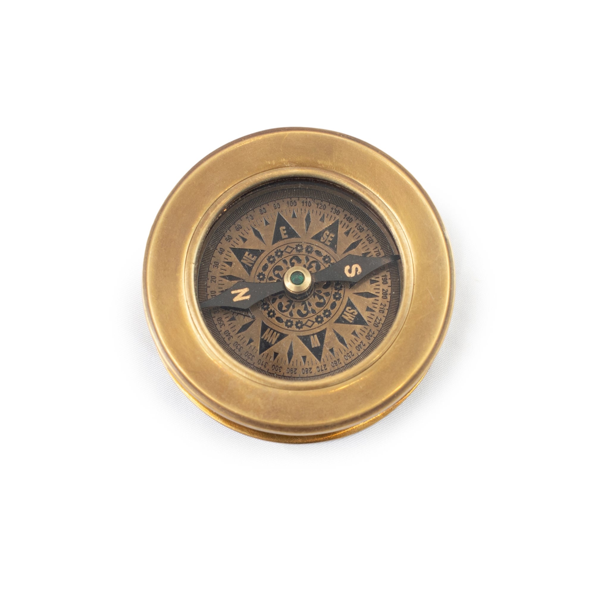 Hafiz | Engraved Decorative Compass with Magnify Glass | Raffia Gifts